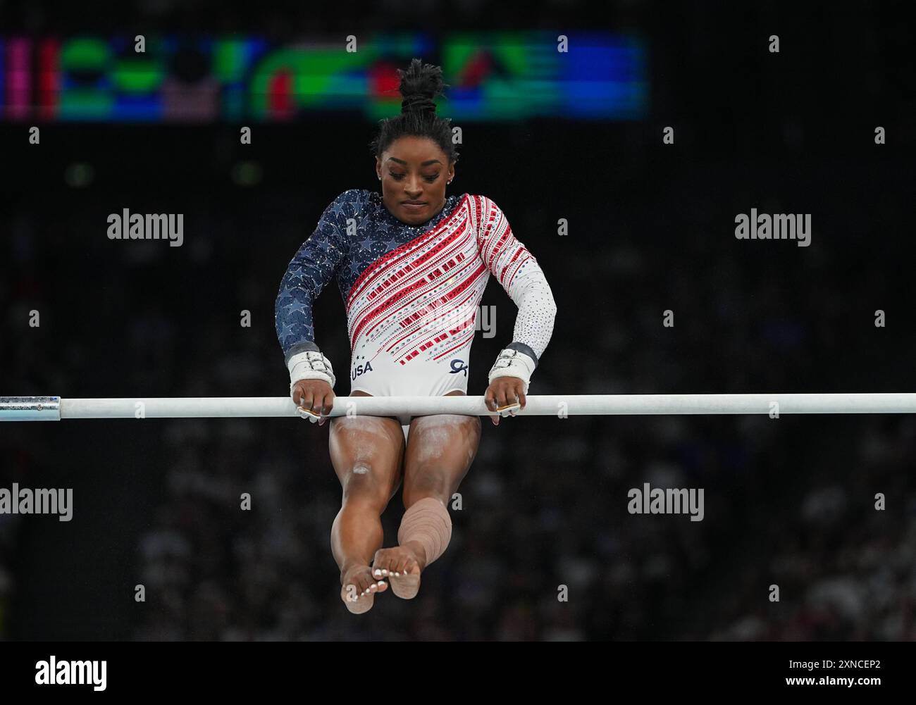 Bercy Arena, Paris, France. 30th July, 2024. SImone Biles competes ...