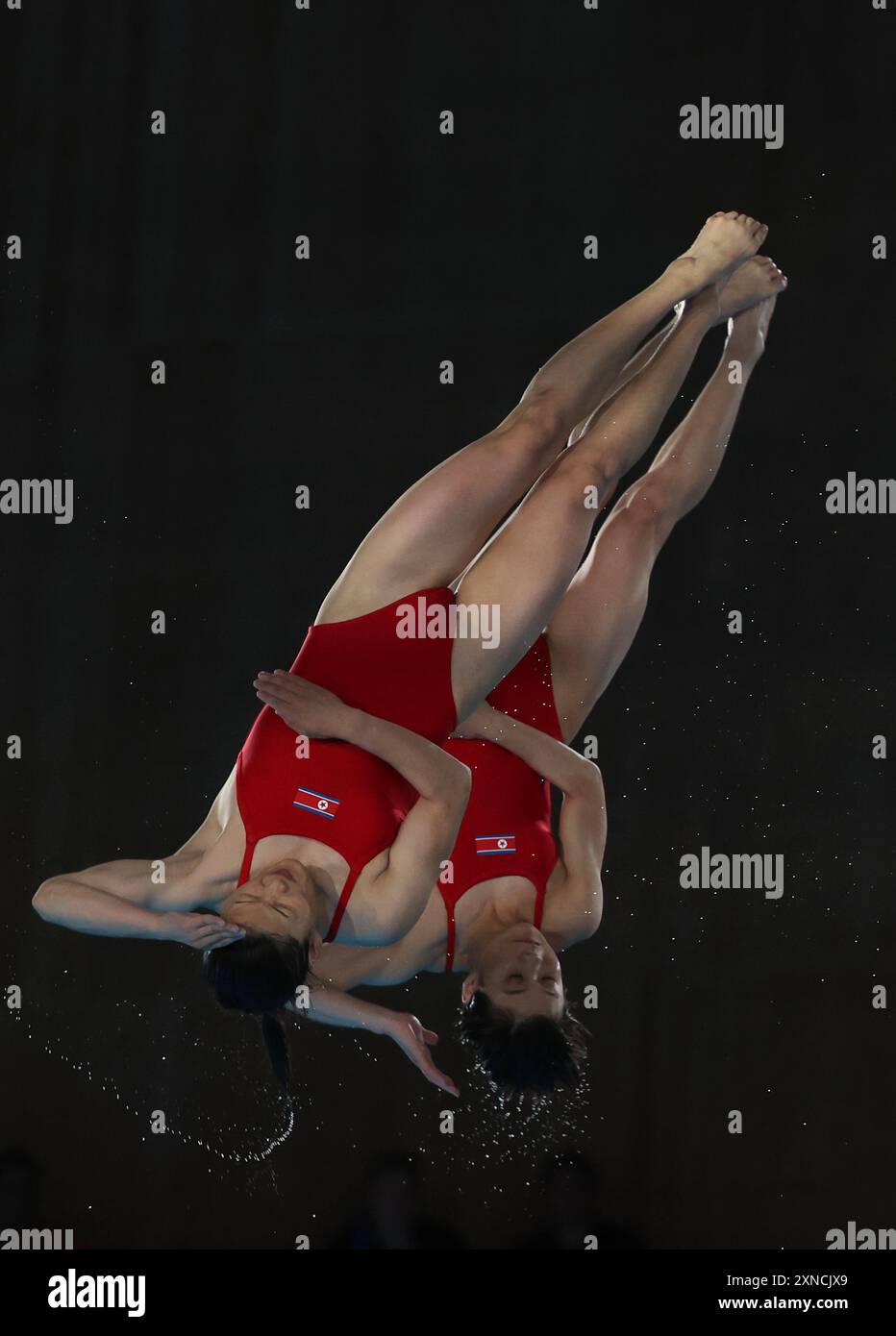 Paris, France. 31st July, 2024. Jin Min Jo and Rae Mi Kim of the People ...