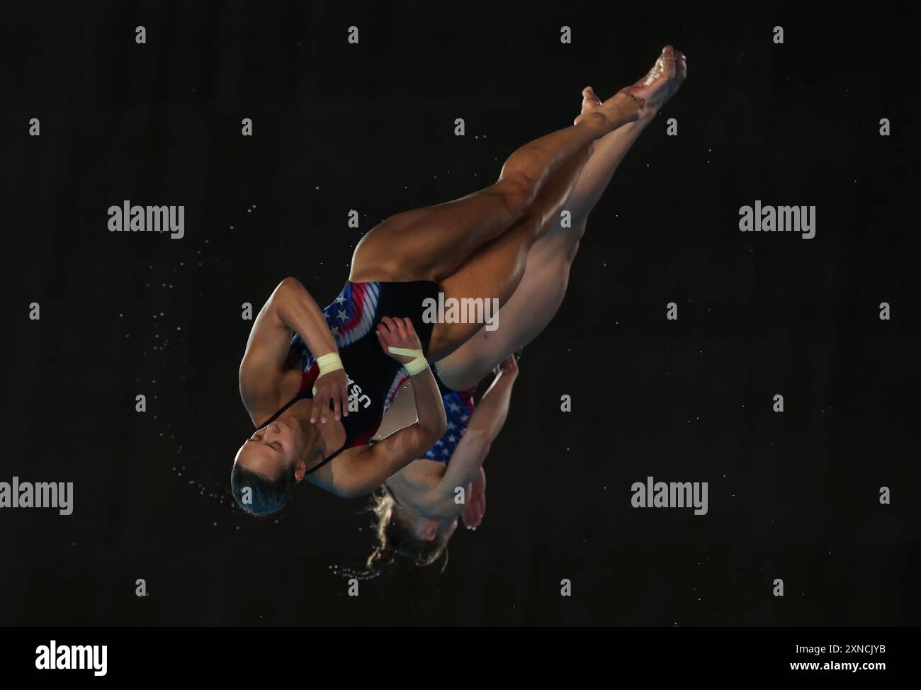 Paris, France. 31st July, 2024. Jessica Parratto and Delaney Schnell of ...