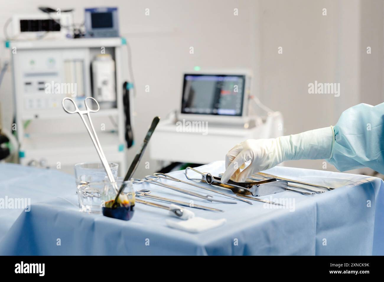 Sterile operating instruments prepared hi-res stock photography and ...