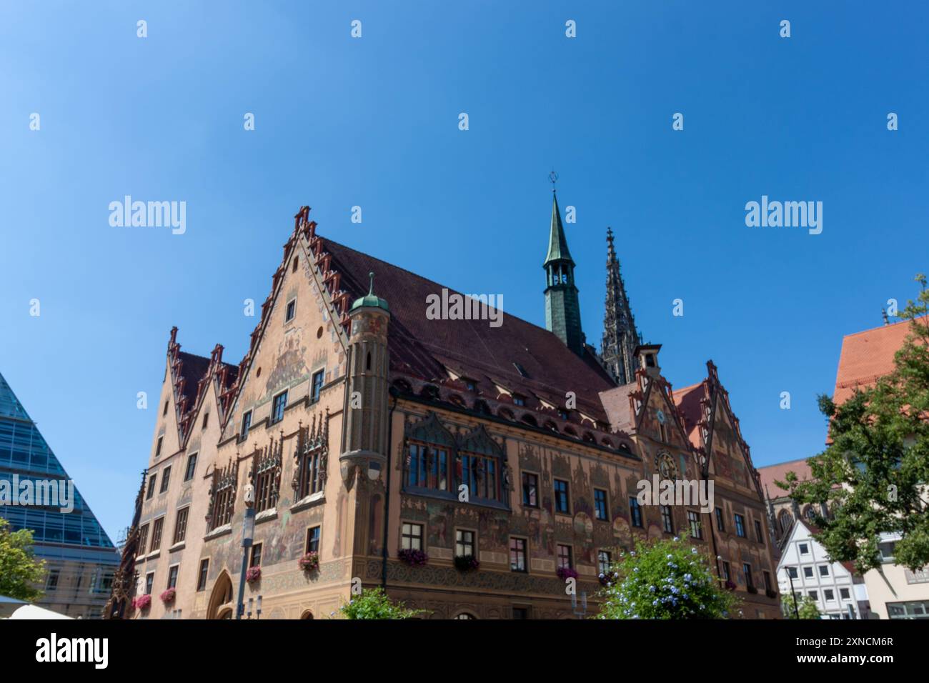 ULM, GERMANY - JULY 28, 2024: The building of Town Hall in Ulm Stock ...