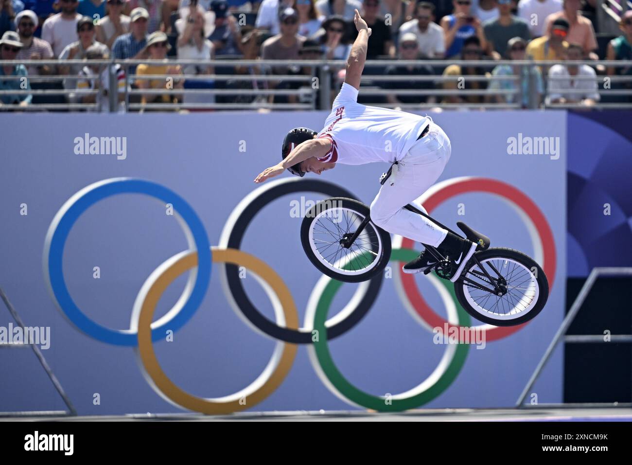 Versailles, France. 31st July, 2024. Olympia, Paris 2024, Cycling, BMX ...