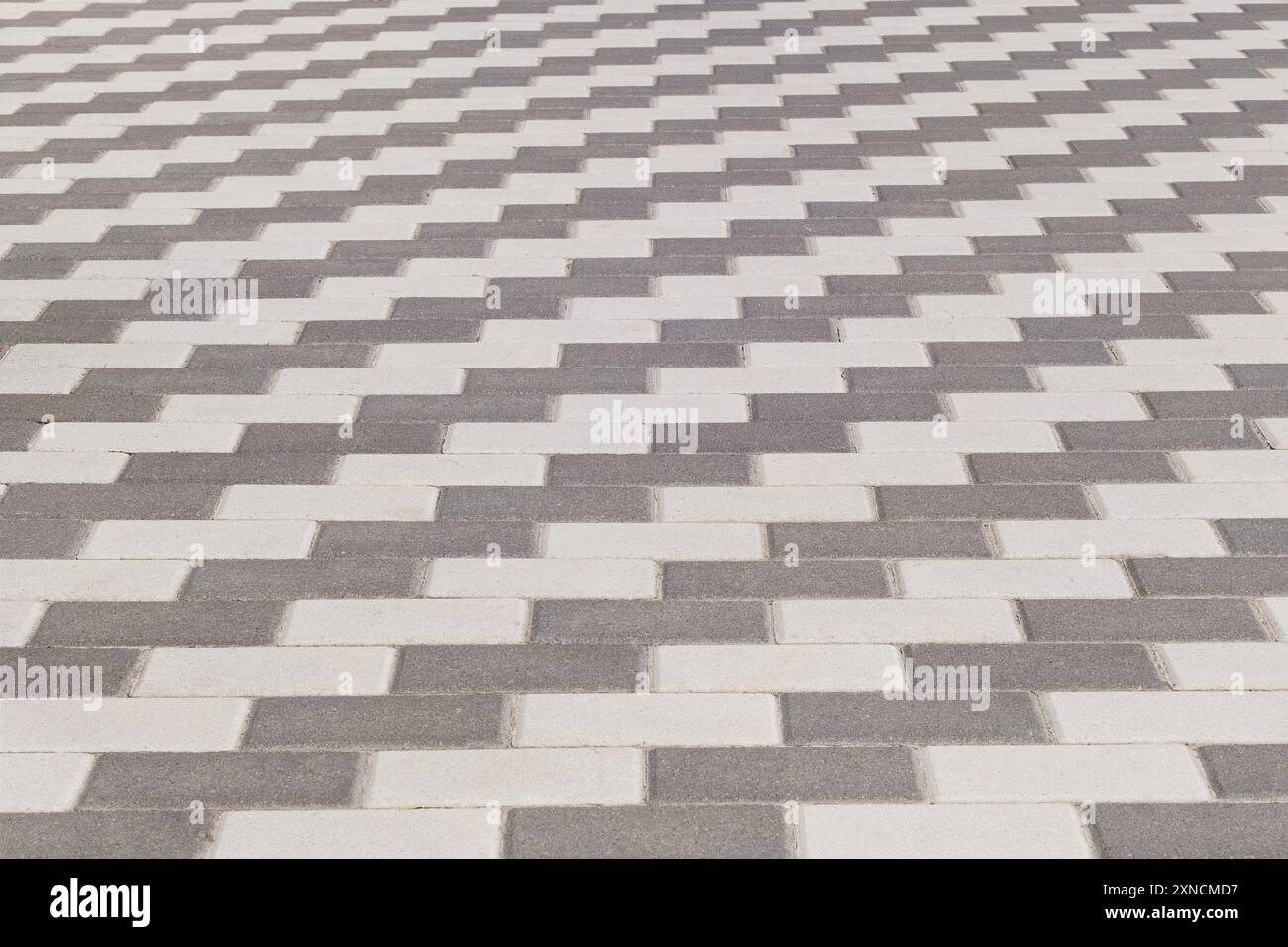 Grey Paving Tile, background. Pedestrian zone in city in daylight Stock ...