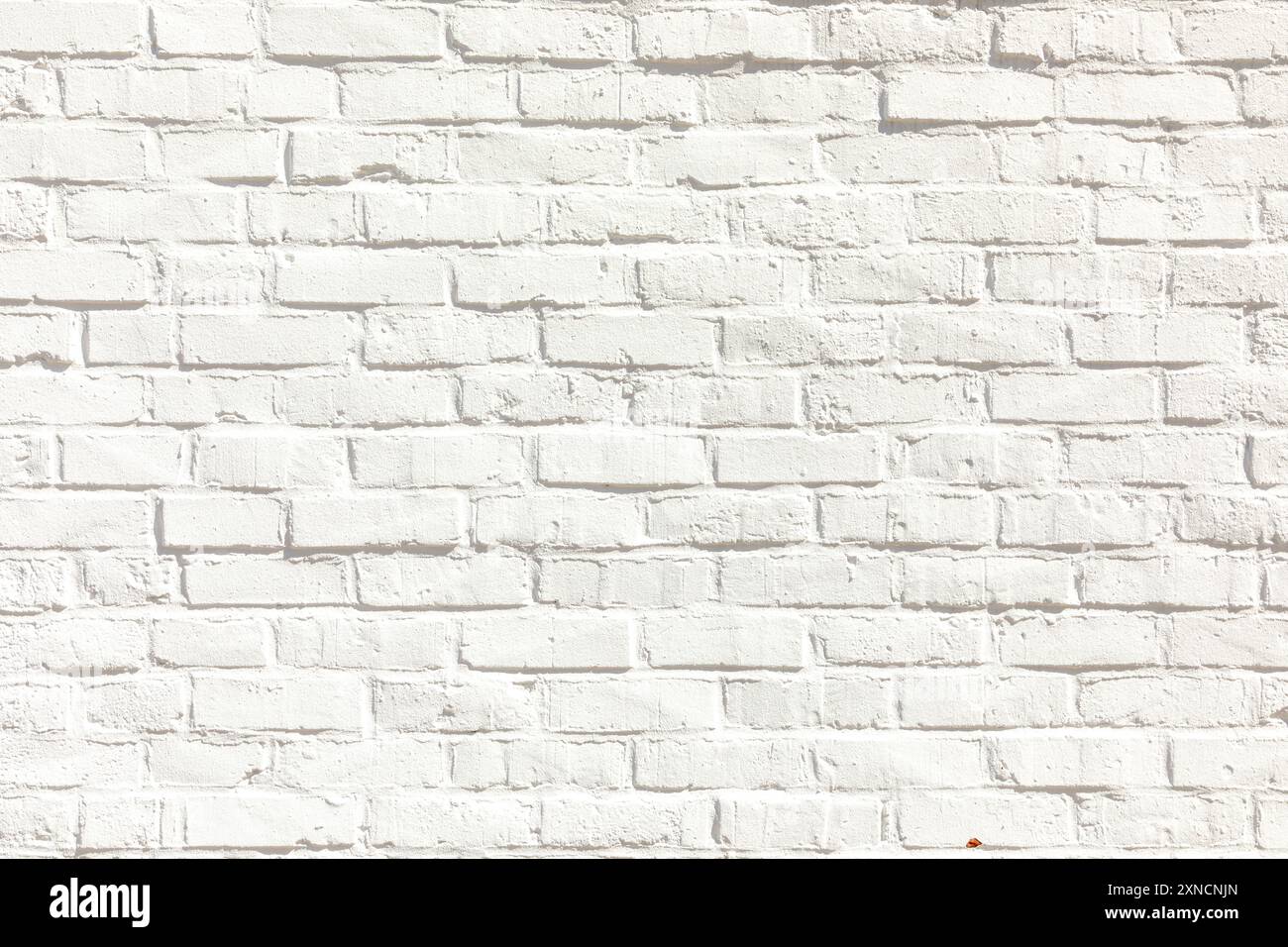 pattern of white brick plaster wall in rough structure of an old house ...