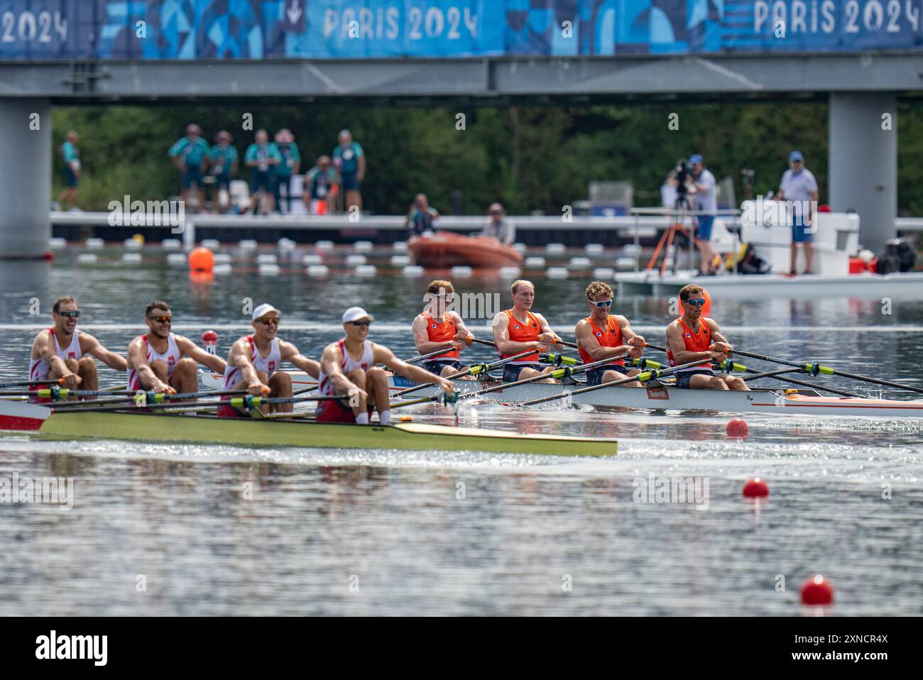 Vaires Sur Marne. 31st July, 2024. Lennart van Lierop/Finn Florijn/Tone ...