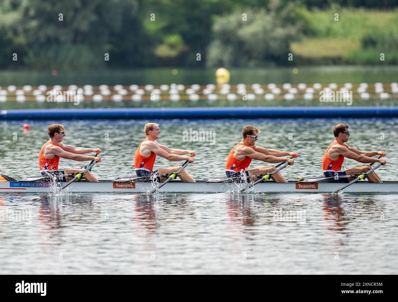 Vaires Sur Marne. 31st July, 2024. Lennart van Lierop/Finn Florijn/Tone ...