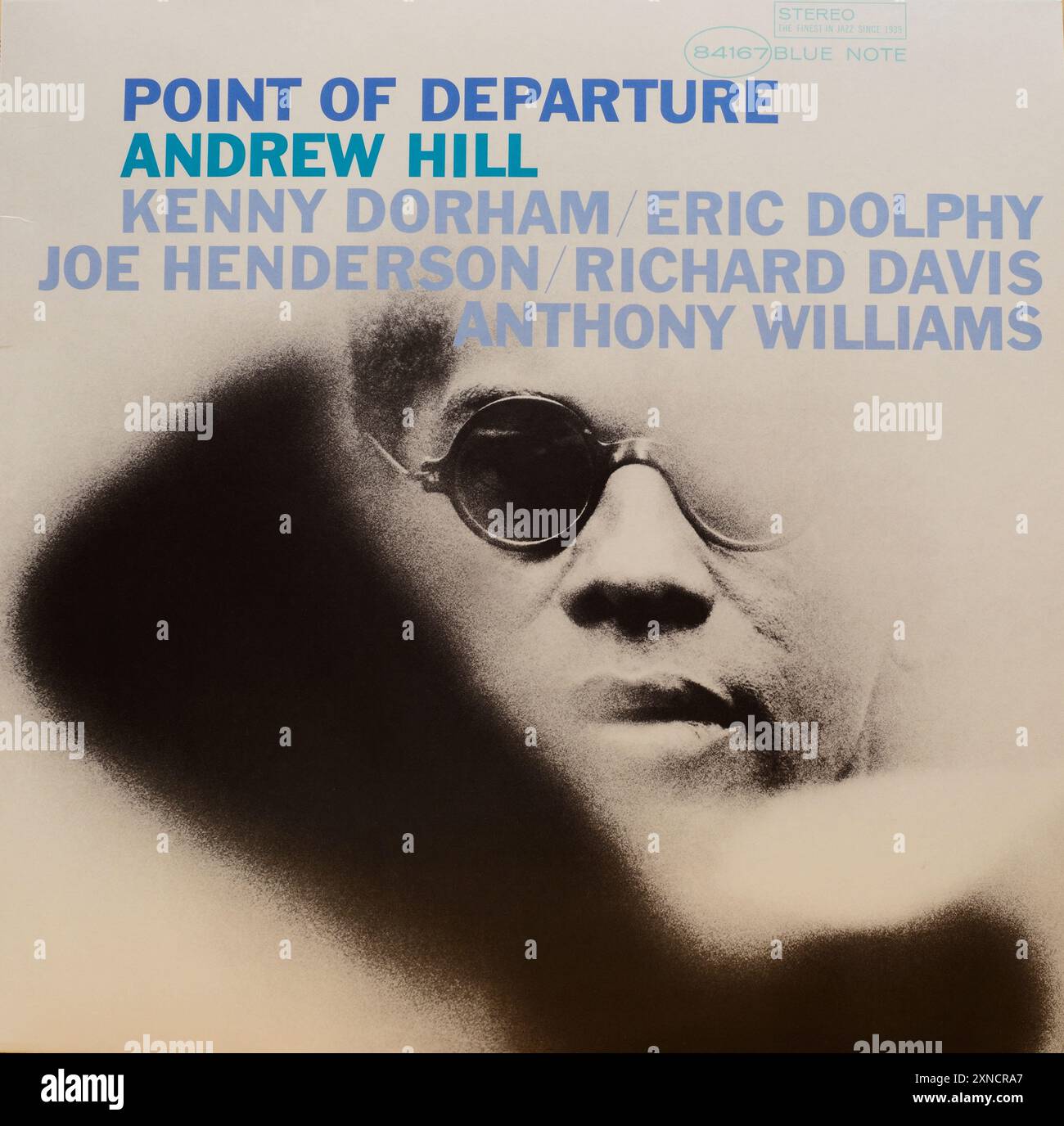 Vintage vinyl record cover. Andrew Hill-Point Of Departure, 1965 Stock ...