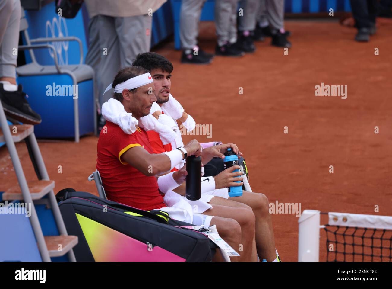 Paris, France. 30th July, 2024. Paris Olympics: Tennis: Men's Doubles ...