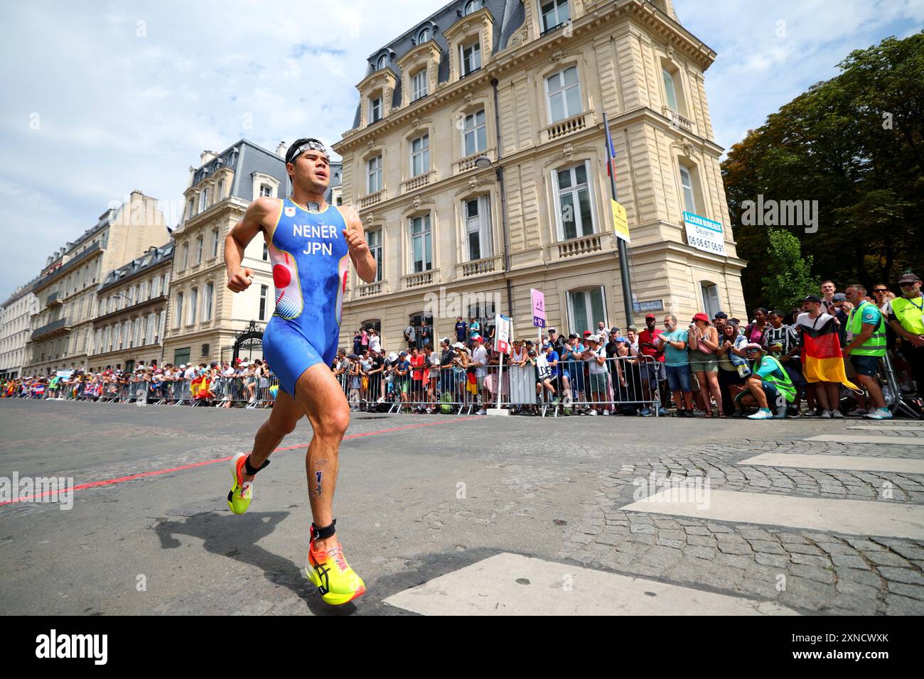 Paris, France. 31st July, 2024. Kenji Nener (JPN) Triathlon : Men's ...