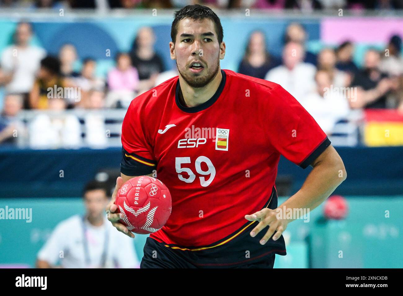 DUJSHEBAEV Daniel of Spain during the handball match between Spain and ...