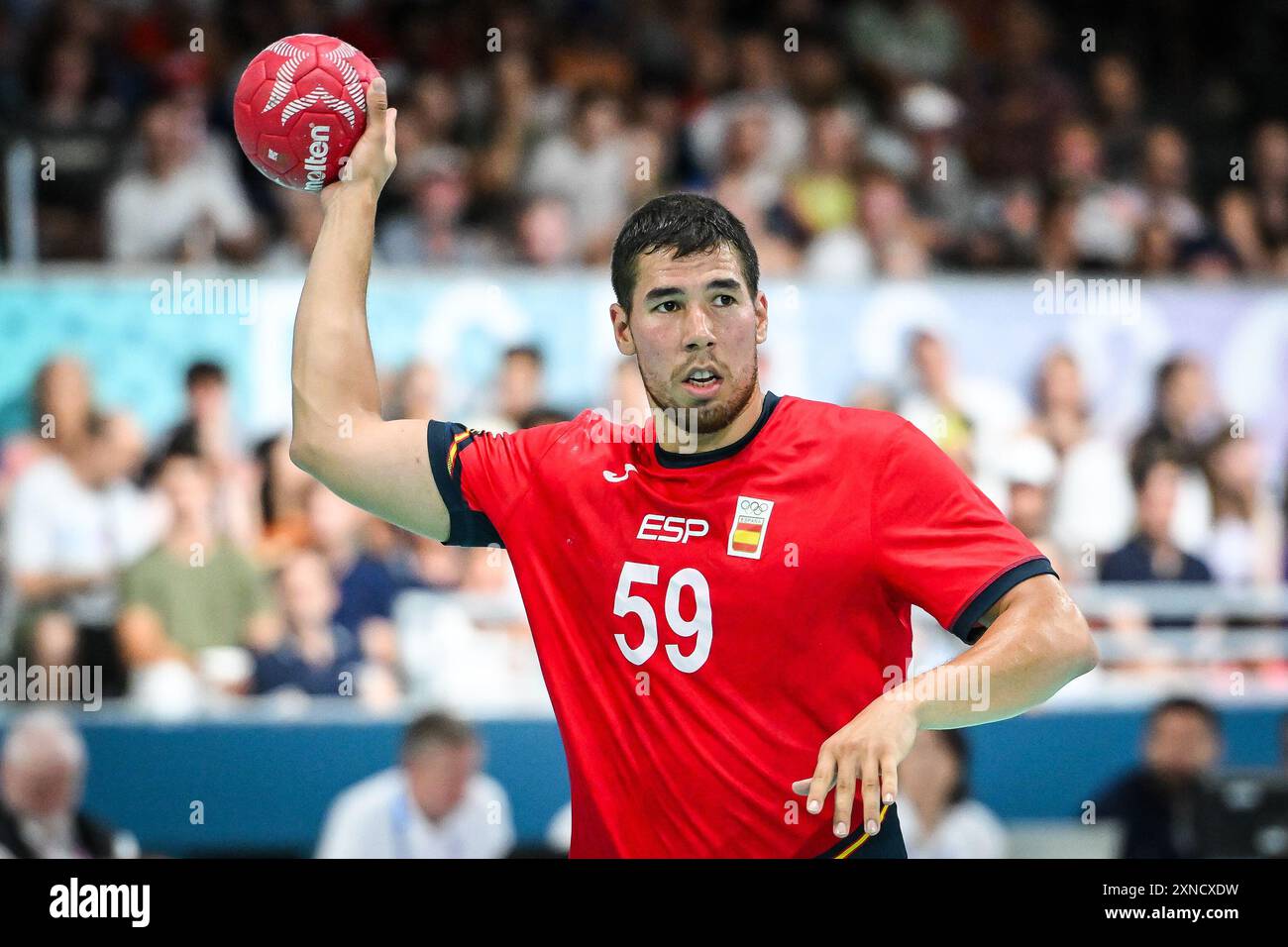DUJSHEBAEV Daniel of Spain during the handball match between Spain and ...