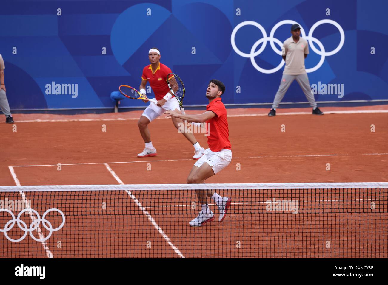 Paris, France. 30th July, 2024. Paris Olympics: Tennis: Men's Doubles ...