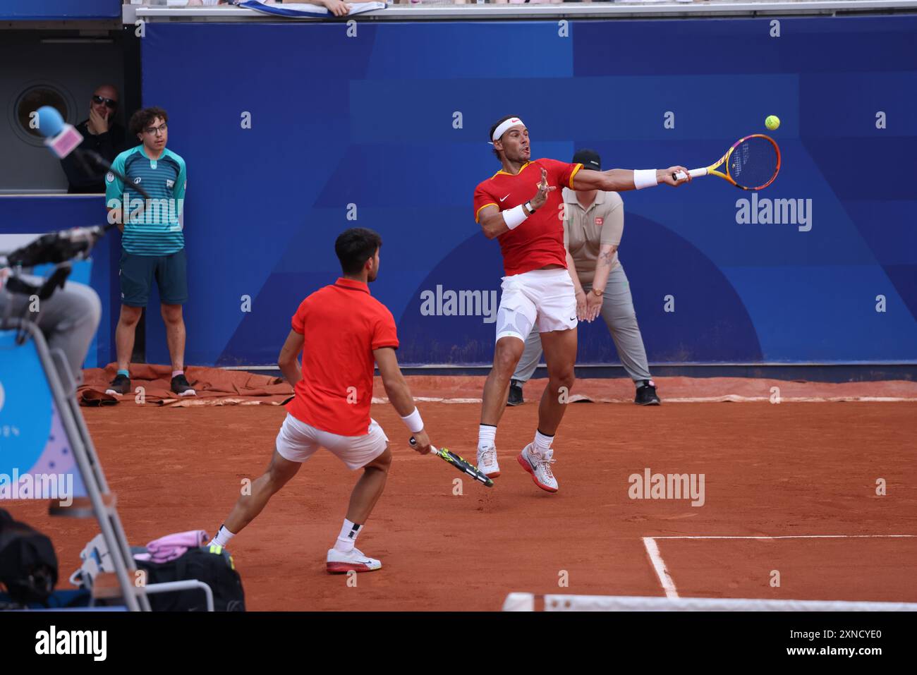Paris, France. 30th July, 2024. Paris Olympics: Tennis: Men's Doubles ...
