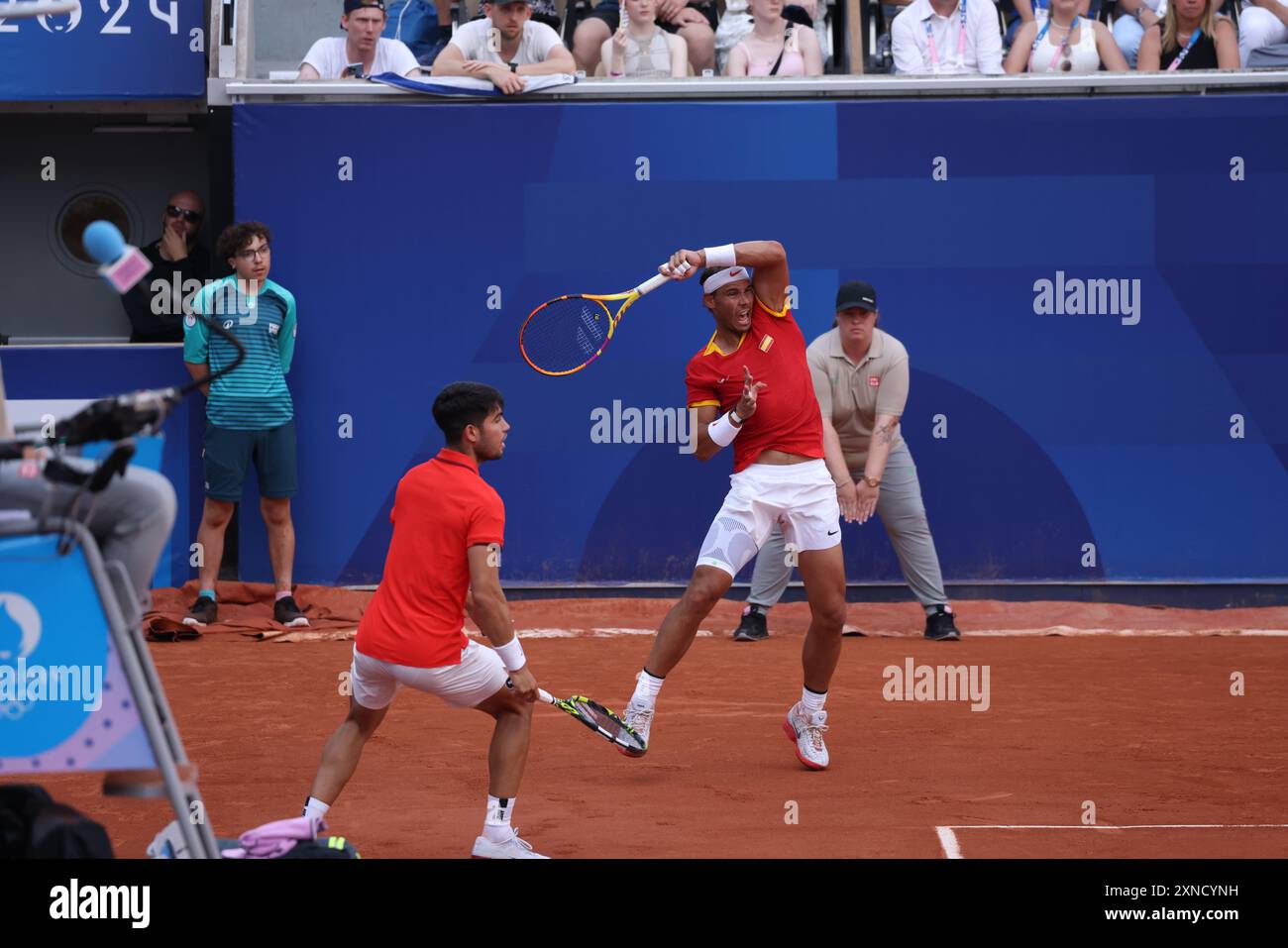 Paris, France. 30th July, 2024. Paris Olympics: Tennis: Men's Doubles ...