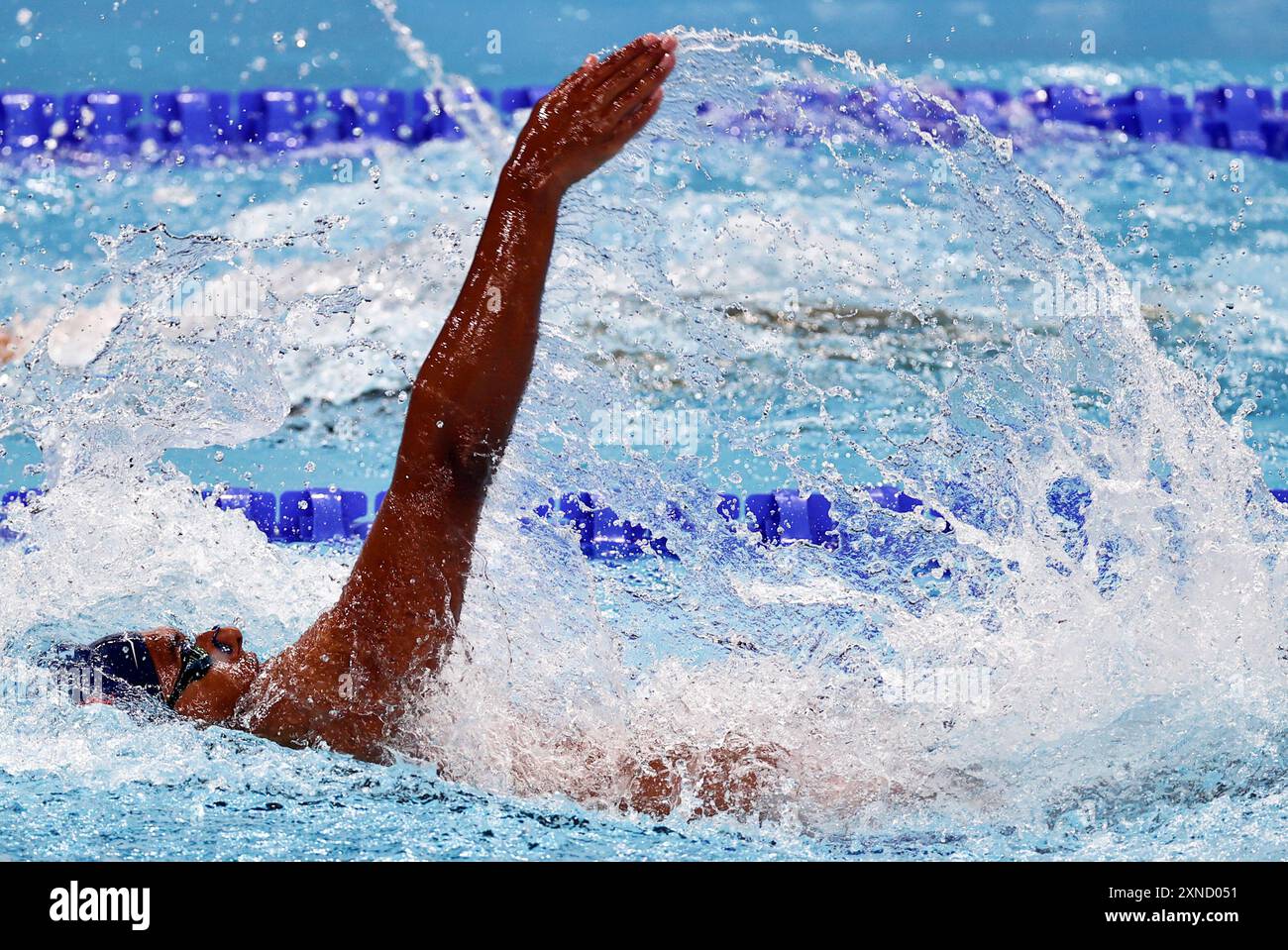 Paris, France. 31st July, 2024. Yohann Ndoye-Brouard of France competes ...