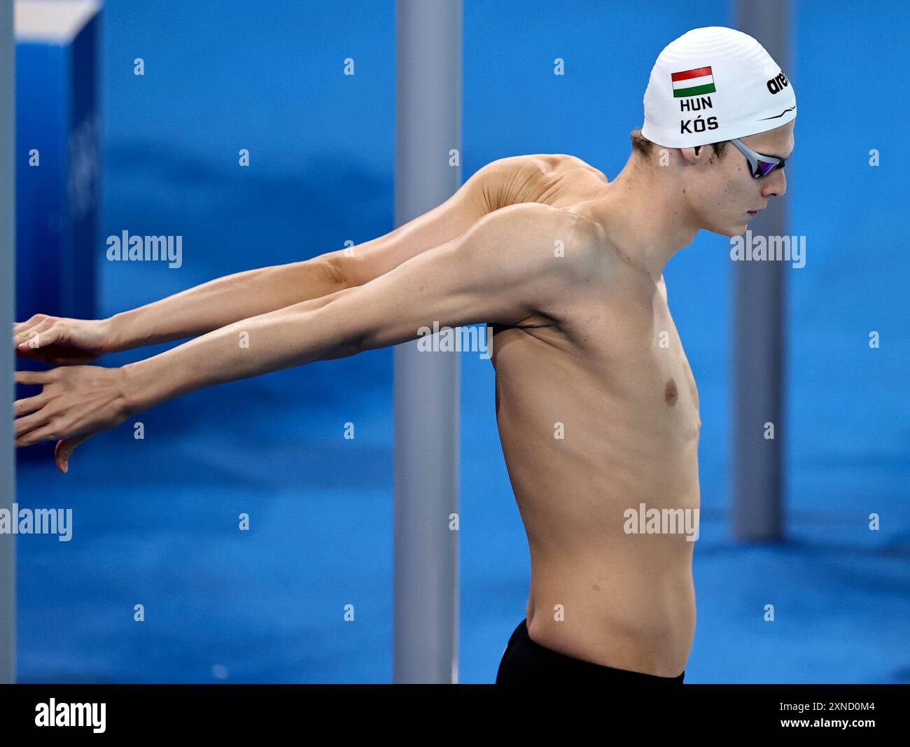 (240731) -- PARIS, July 31, 2024 (Xinhua) -- Hubert Kos of Hungary ...
