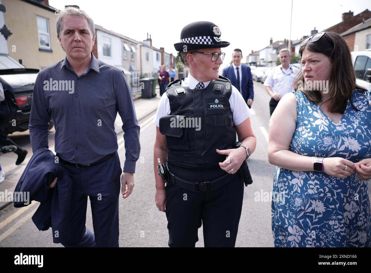 (left to right) Mayor of the Liverpool City Region Steve Rotheram ...