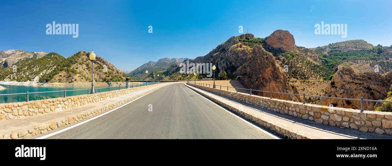 Reservoir and Dam el Portillo, Castril, Granada Province, Spain Stock ...