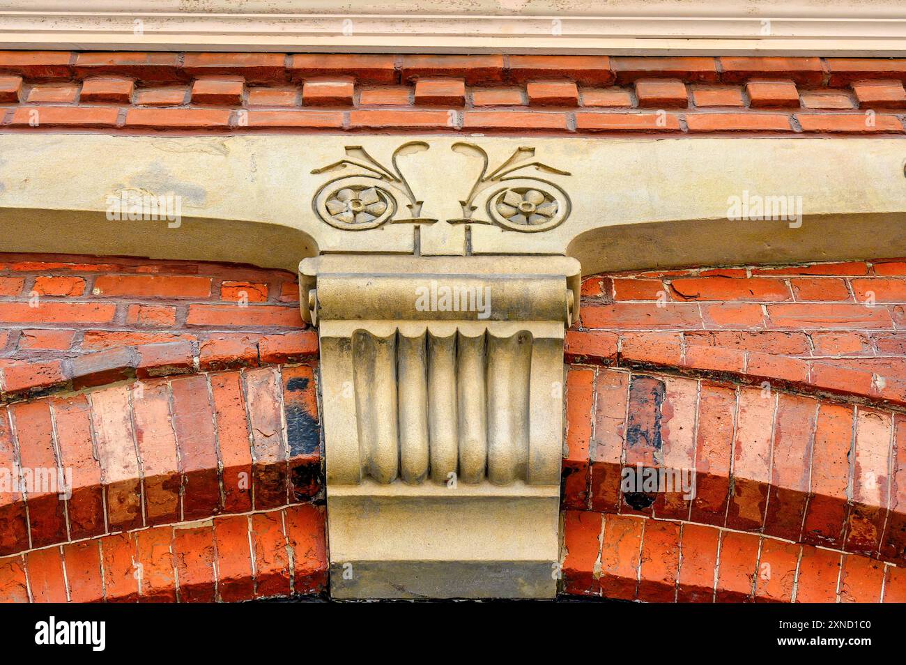 Toronto, Canada - July 30, 2024: Stone bas-relief decoration ...