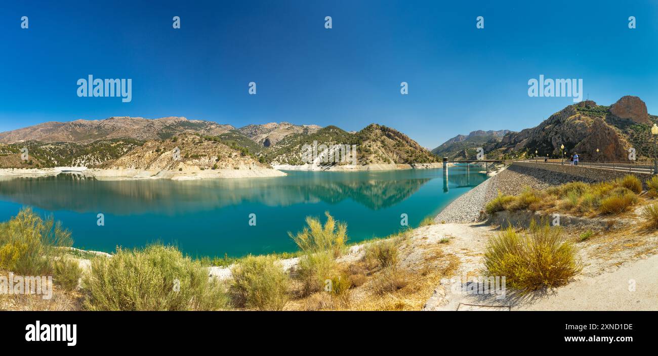 Reservoir and Dam el Portillo, Castril, Granada Province, Spain Stock ...