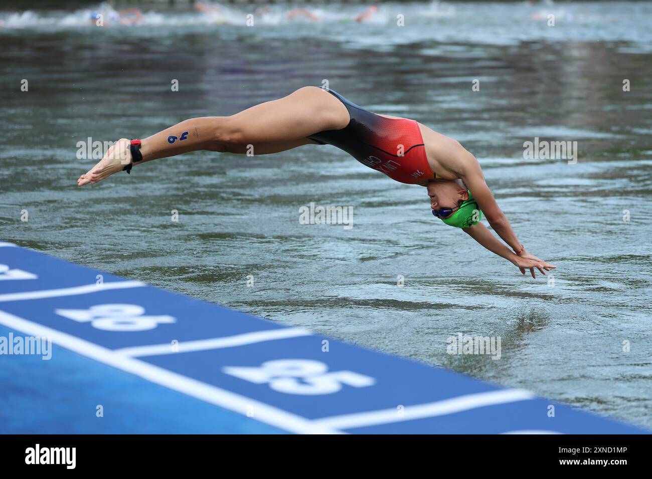 Paris, France. 31st July, 2024. Lin Xinyu of China competes during the ...