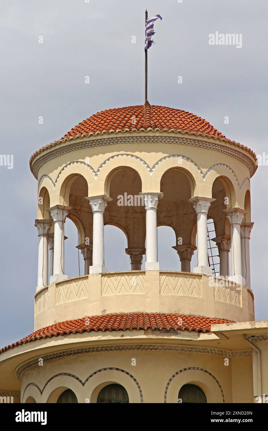 Classic Round Building Structure City of Thessaloniki in Northern ...