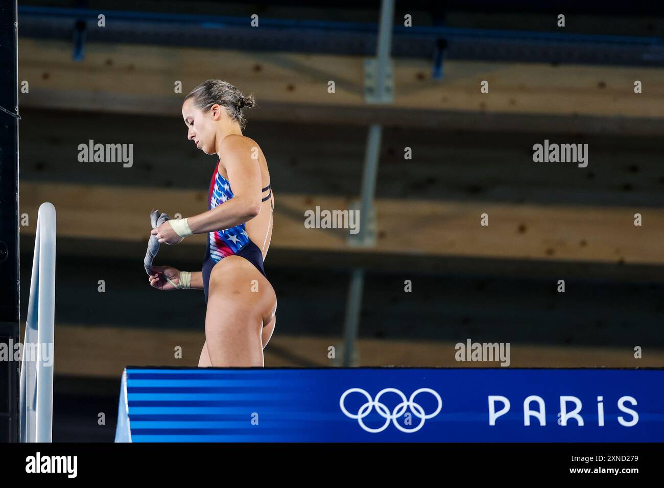 Jessica Parratto and Delaney Schnellof United States compete during ...