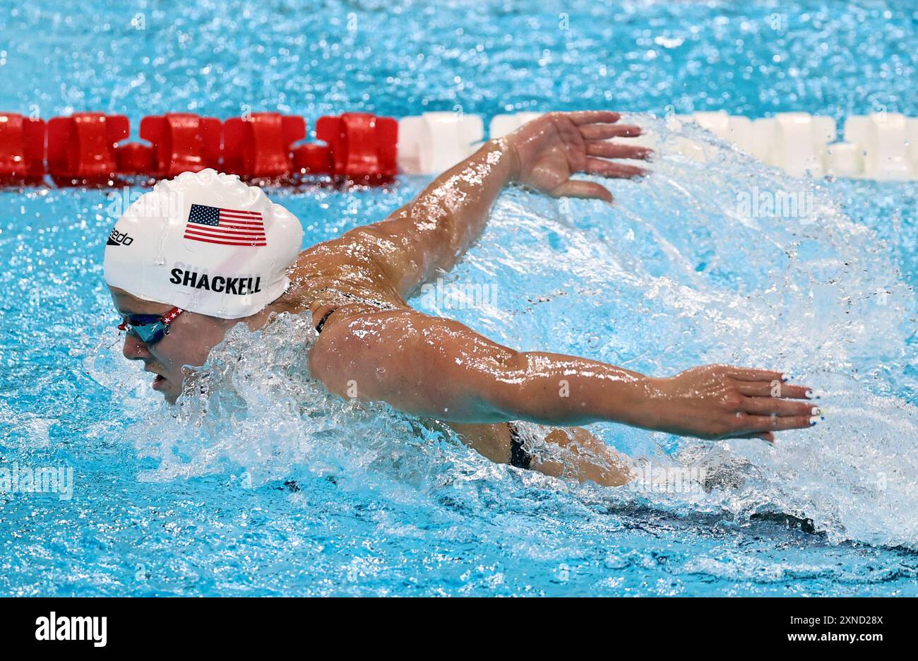 (240731) -- PARIS, July 31, 2024 (Xinhua) -- Alex Shackell of the ...