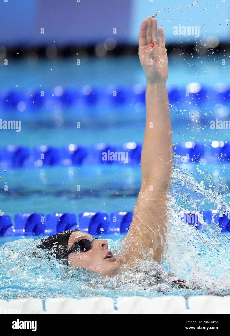 Paris Olympics on July 29, 2024, Canada's Summer McIntosh swims the ...