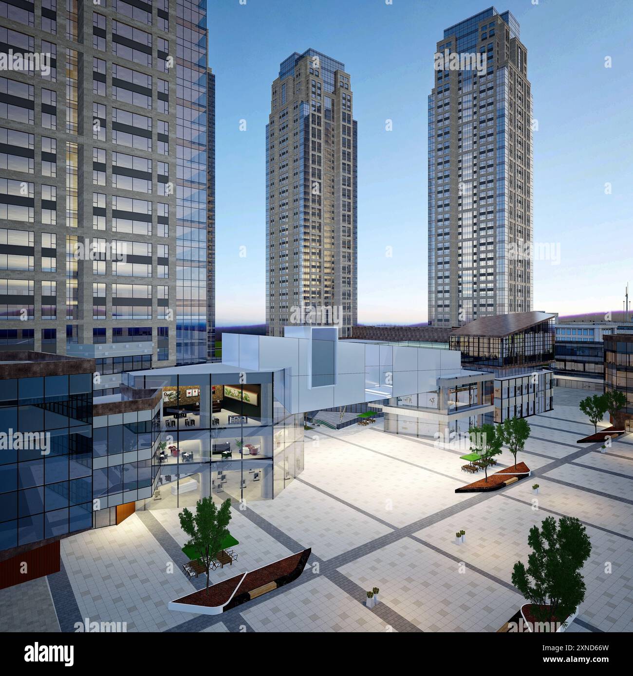 Modern commercial building exterior hi-res stock photography and images ...