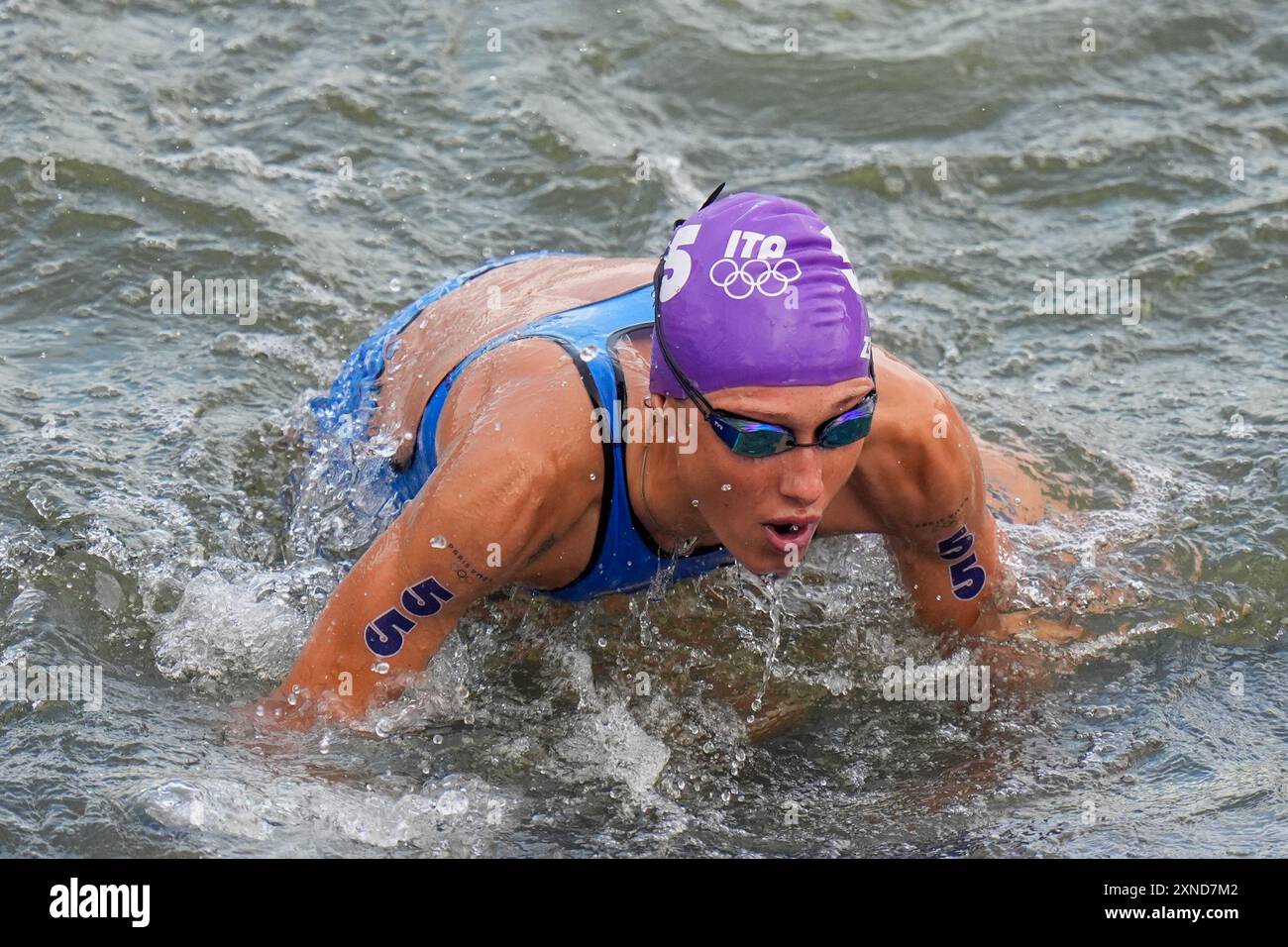Paris, France. 31st July, 2024. Bianca Seregni of Team Italy gets out ...