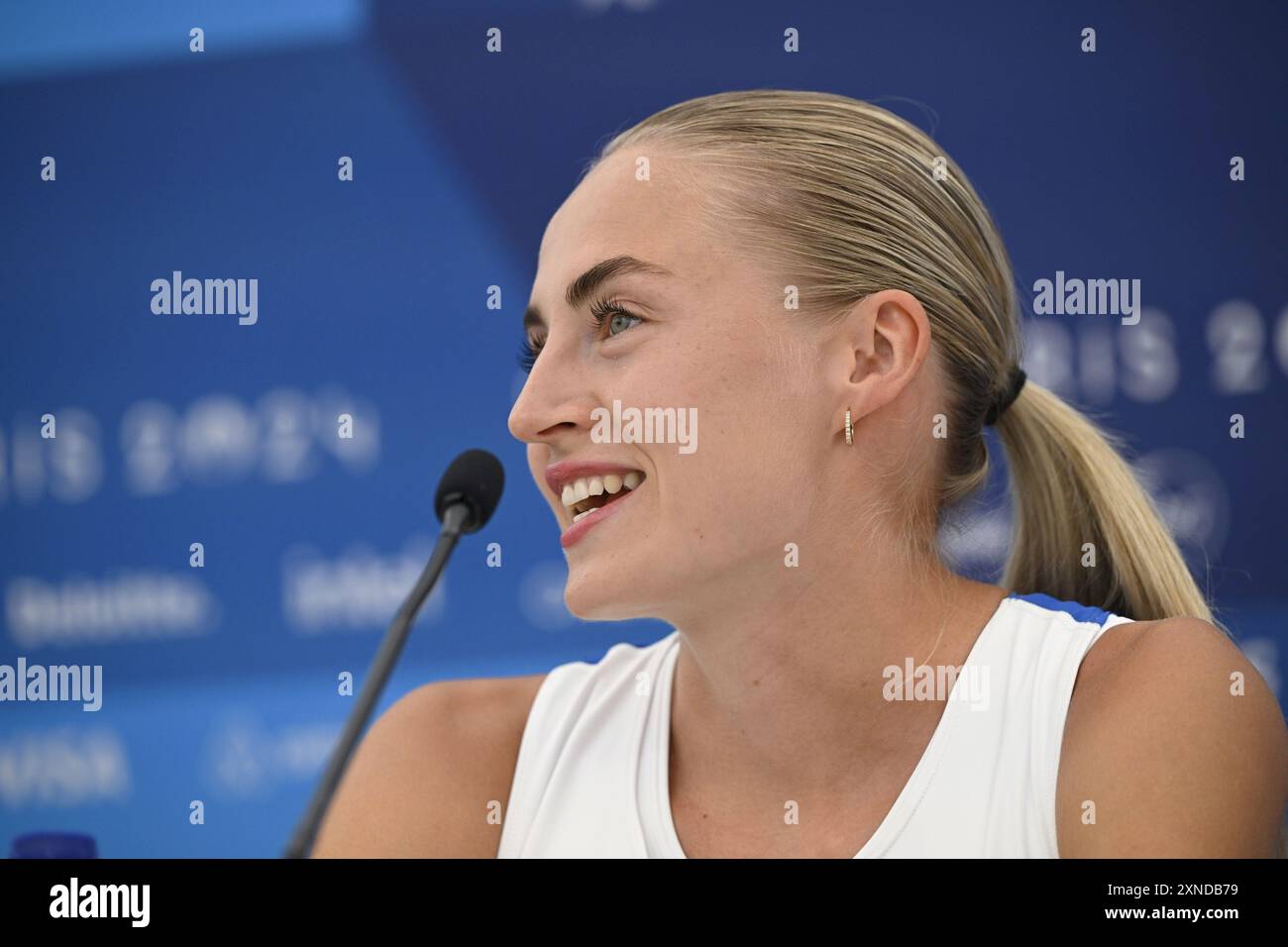 Paris, France. 31st July, 2024. Middle distance runner Eveliina ...