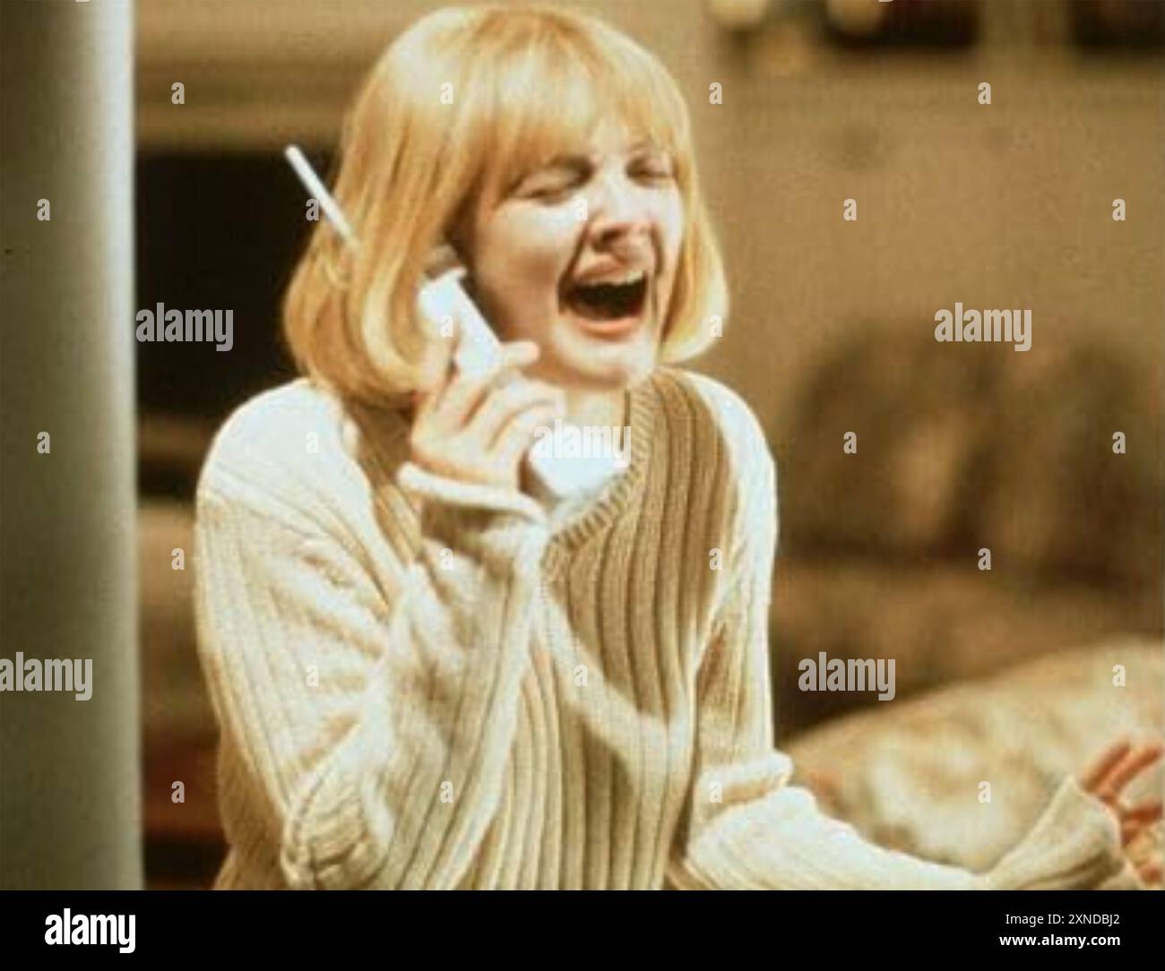 SCREAM 1996 Dimension Films production with Drew Barrymore as high ...
