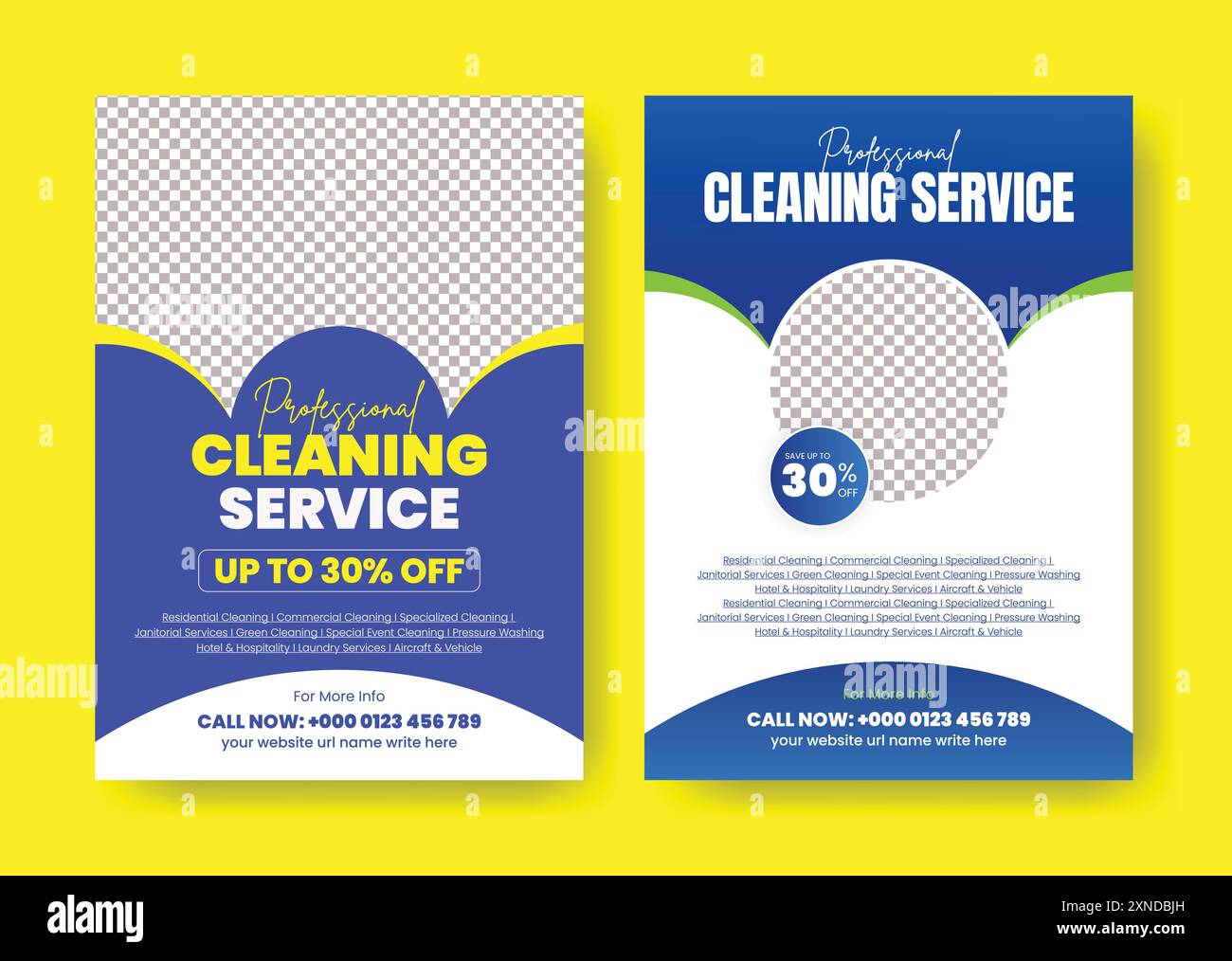 Modern Cleaning service agency editable flyer, leaflet, poster and home ...