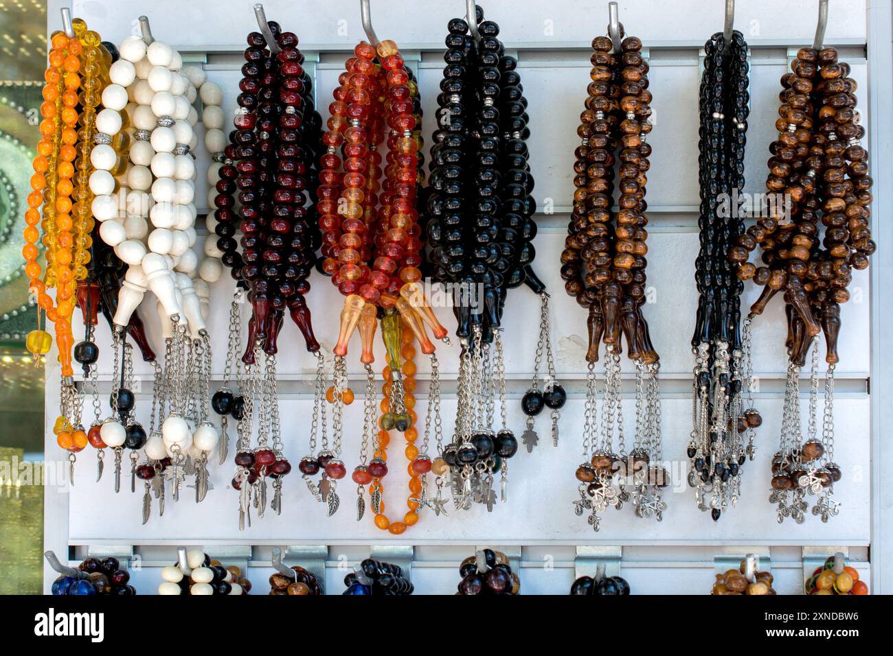 Set of praying beads of various colors Stock Photo - Alamy