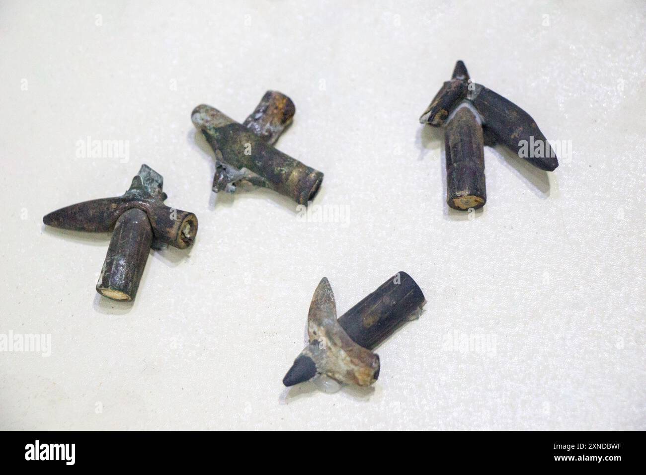 Two Bullets Collide Midair from the dardanelles war Stock Photo - Alamy