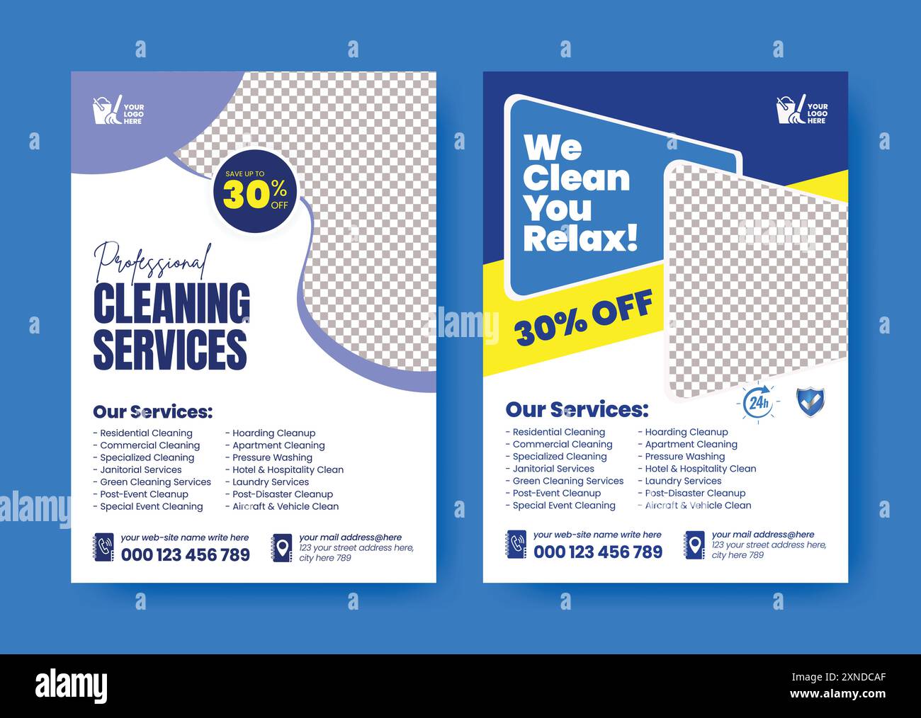 Cleaning Service flyer poster a4 size template, Disinfection cleaning ...