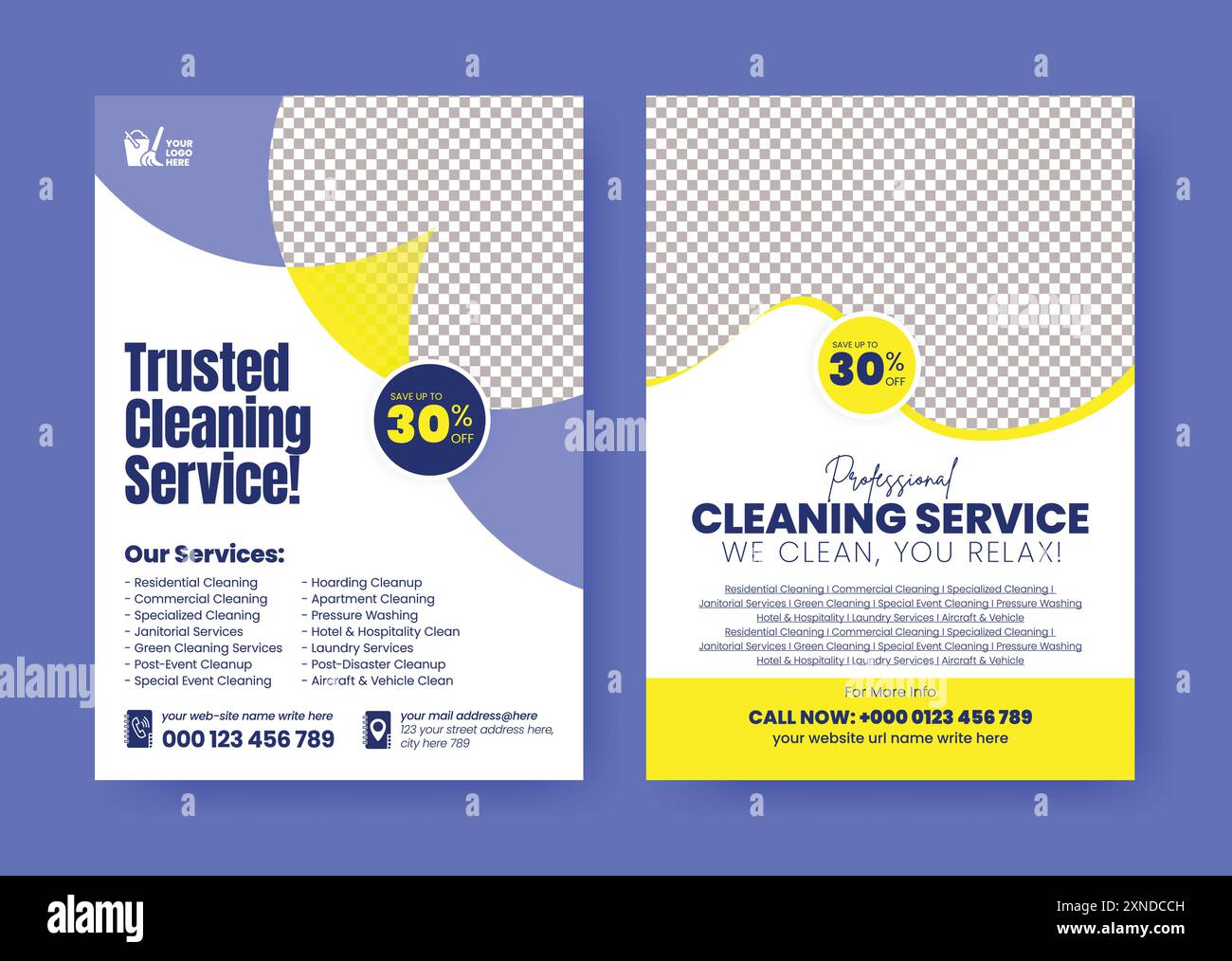 Cleaning Service flyer poster a4 size template, Disinfection cleaning ...
