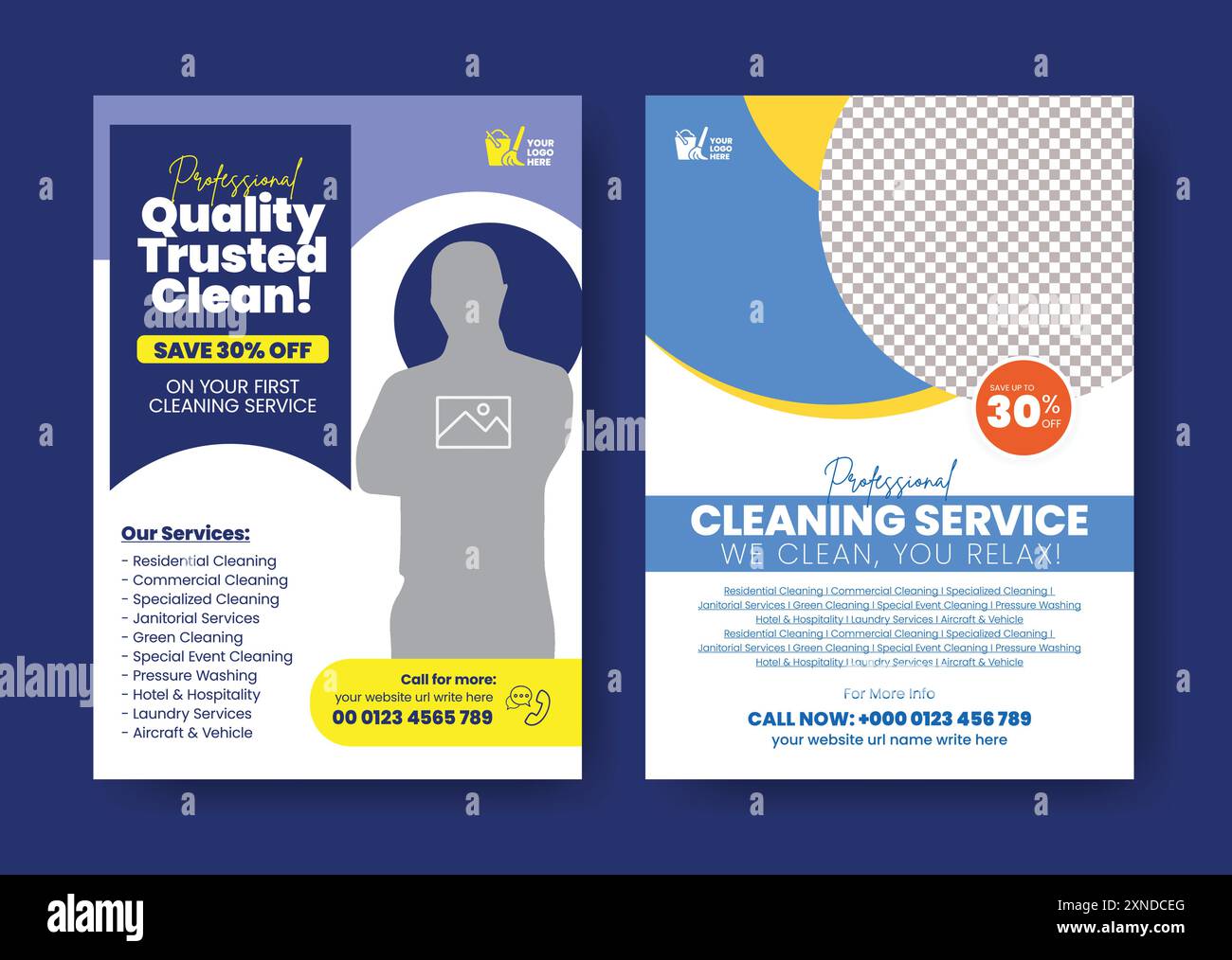 Cleaning Service flyer poster a4 size template, Disinfection cleaning ...