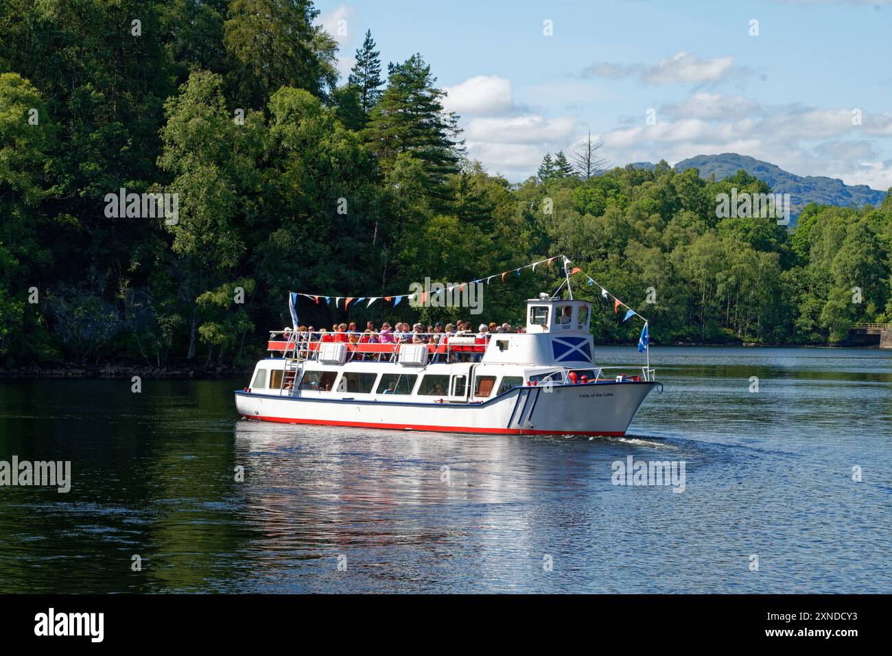 The Lady of the Loch Pleasure Cruiser, Loch Katrine, Scotland Stock ...