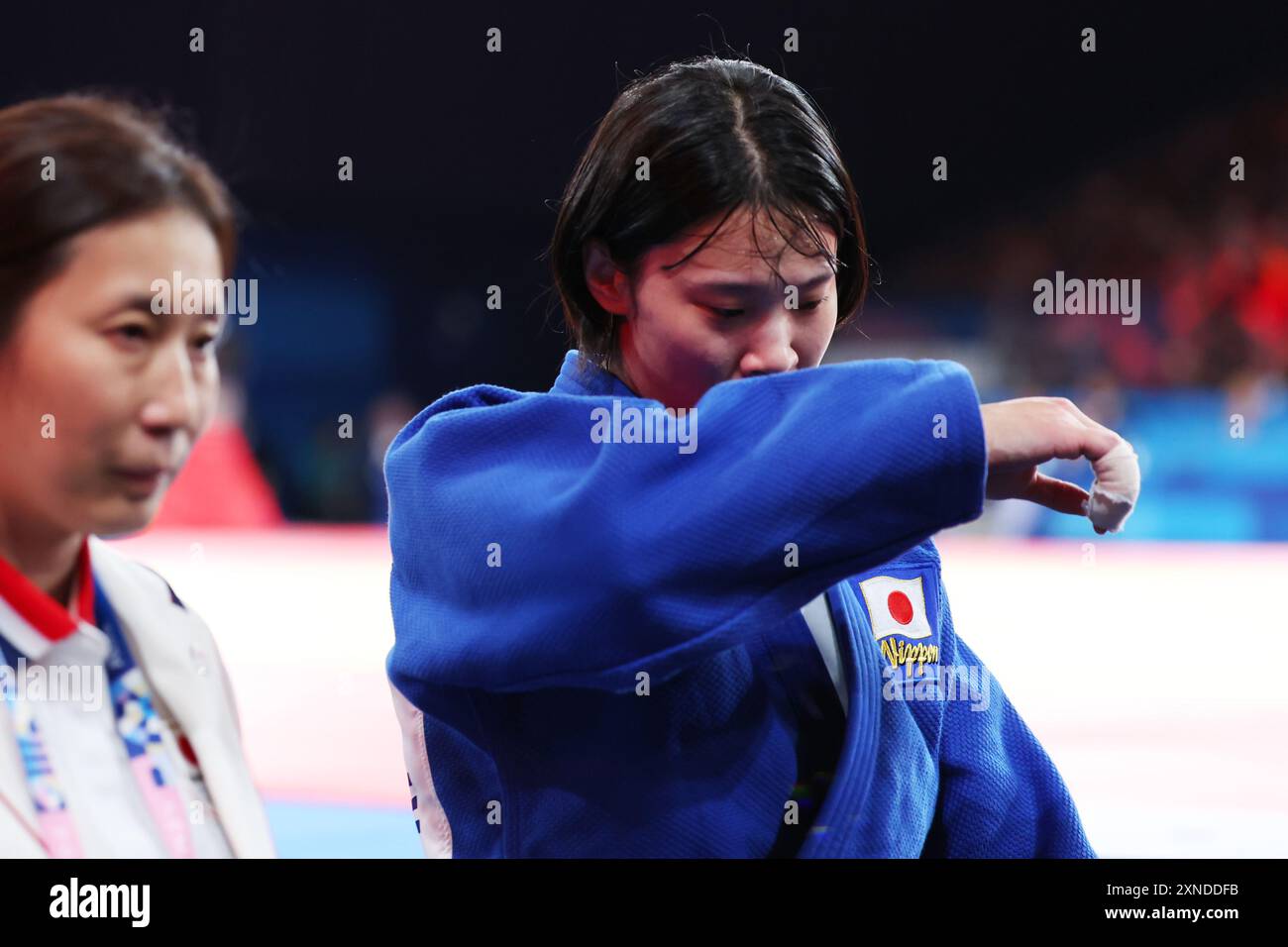 Paris, France. 31st July, 2024. Saki Niizoe (JPN) Judo : Women's -70kg ...