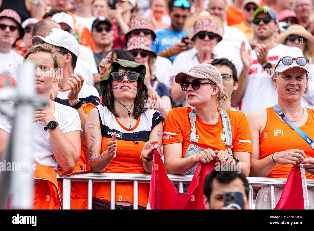 Paris, France. 31st July, 2024. PARIS, FRANCE - JULY 31: Fans and ...