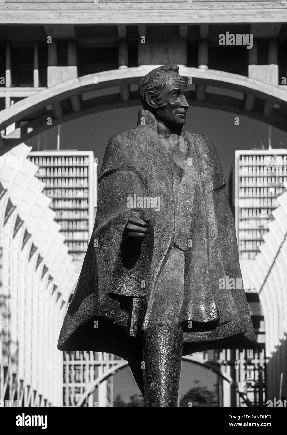 Statue of Civil Bolivar, Bolivar Avenue, Caracas, Venezuela Stock Photo ...