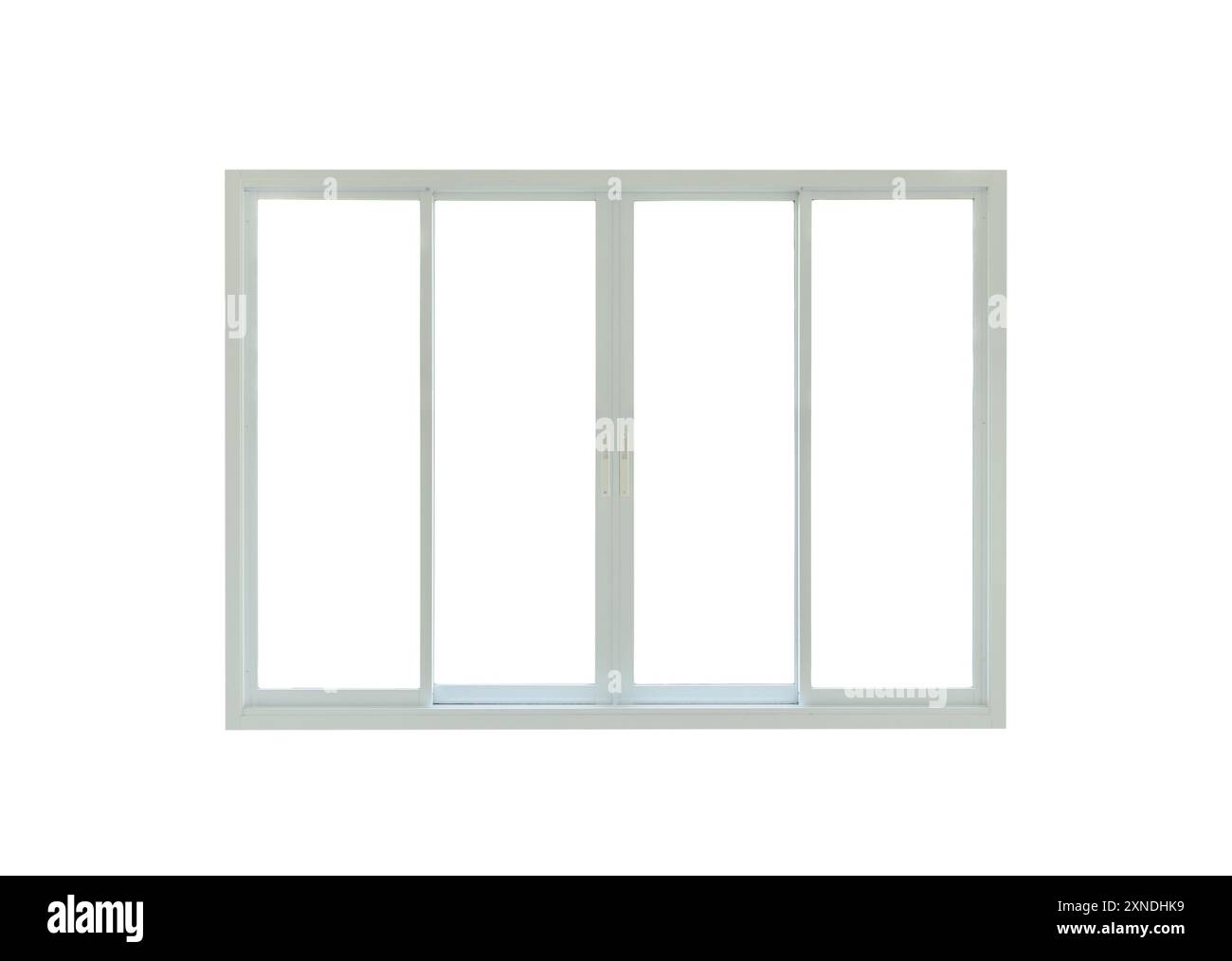 Modern house window frame isolated on white background Stock Photo - Alamy
