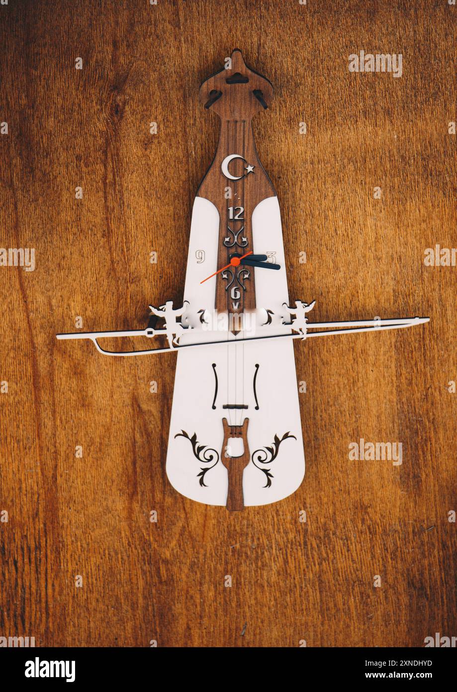 Set of models of musical instruments kemancha made of wood Stock Photo ...