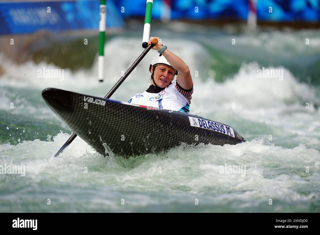 France's Marjorie Delassus during the Women's Canoe Single Semi final ...