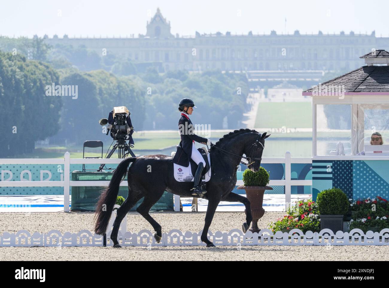 Charlotte FRY riding GLAMOURDALE, Equestrian, Dressage Team and Individual Grand Prix during the ...