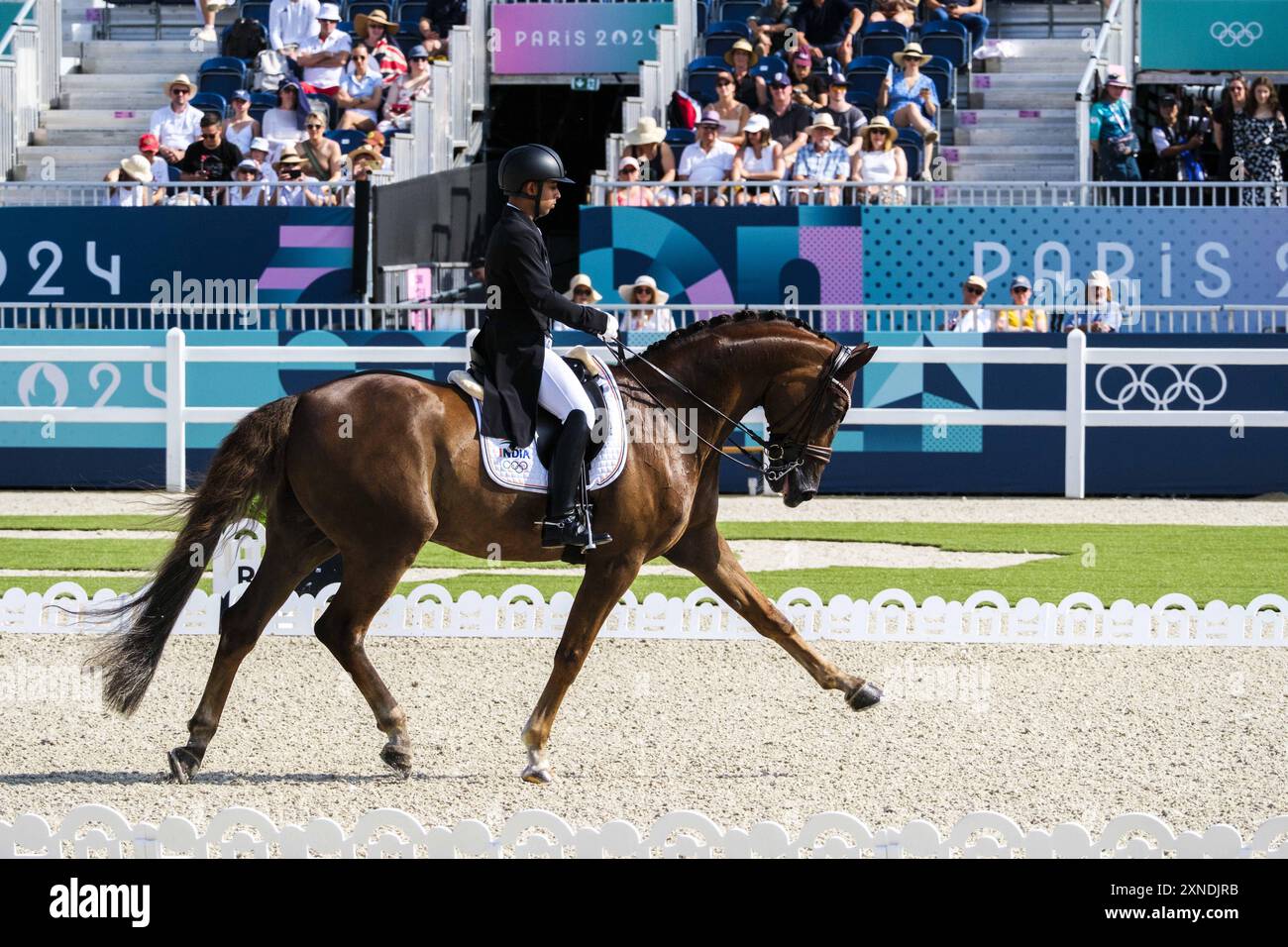 Anush AGARWALLA riding SIR CARAMELLO OLD, Equestrian, Dressage Team and ...