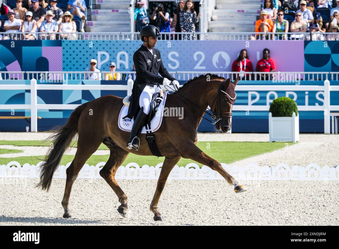 Anush AGARWALLA riding SIR CARAMELLO OLD, Equestrian, Dressage Team and ...