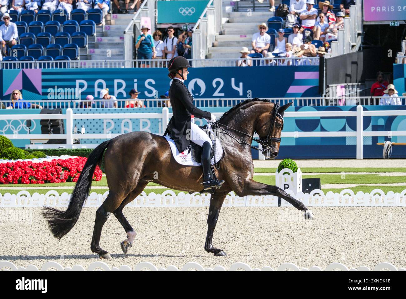 Cathrine LAUDRUP-DUFOUR riding MOUNT ST JOHN FREESTYLE, Equestrian, Dressage Team and Individual ...